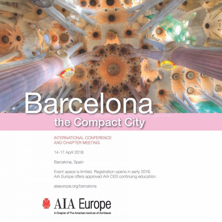 'The Compact City' AIA Europe Conference - Benedetta Tagliabue – EMBT
